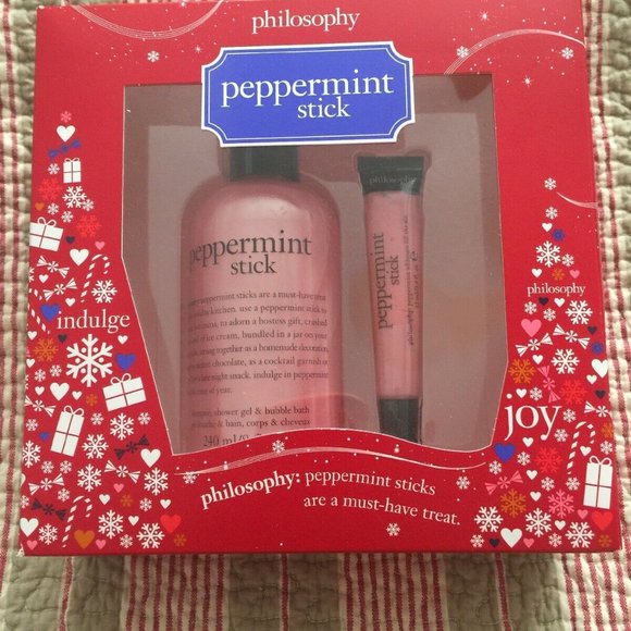 Philosophy | Bath & Body | Peppermint Stick Body Wash 8 Fl Oz And Lip ...